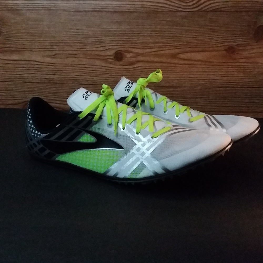 Brooks Track Cleats Spikes Elmn8 V3 Trainers Shoes - Gem